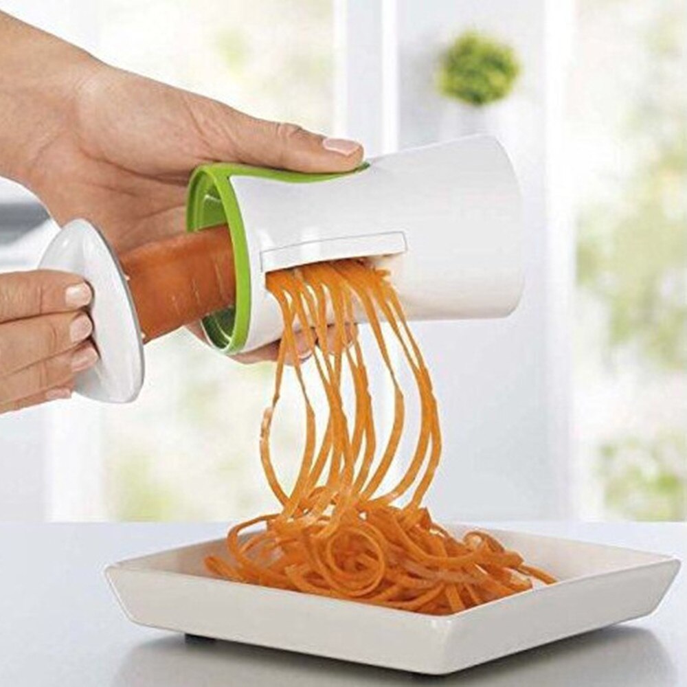 Portable Spiralizer Vegetable Slicer Handheld Spir... – Grandado