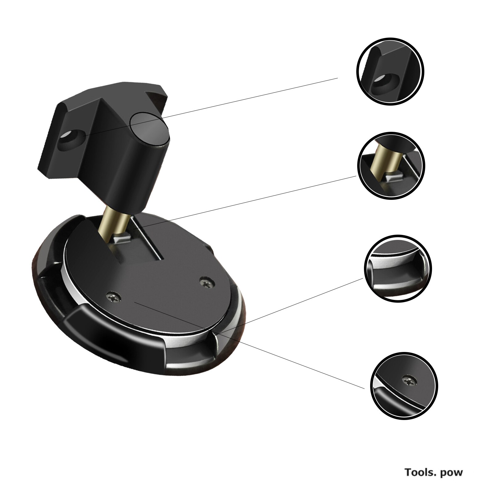 Windproof Mechanical Self-Locking Door Stopper Hol... – Grandado