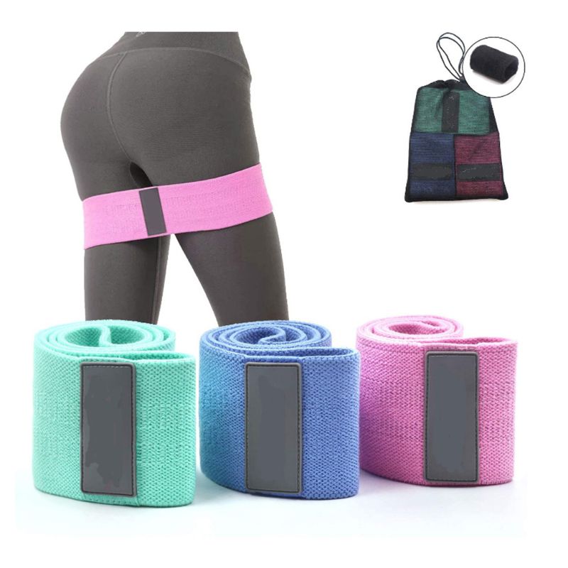 Yoga Hip Resistance Bands 3 Levels Non-Slip Workou... – Grandado