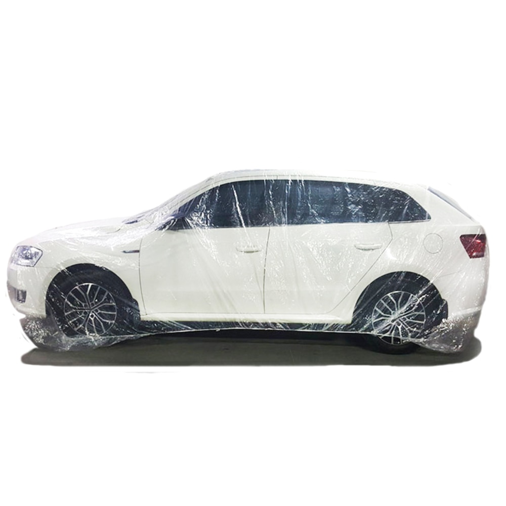 Universele Auto Wegwerp Full Car Cover Pe Transpar... – Vicedeal