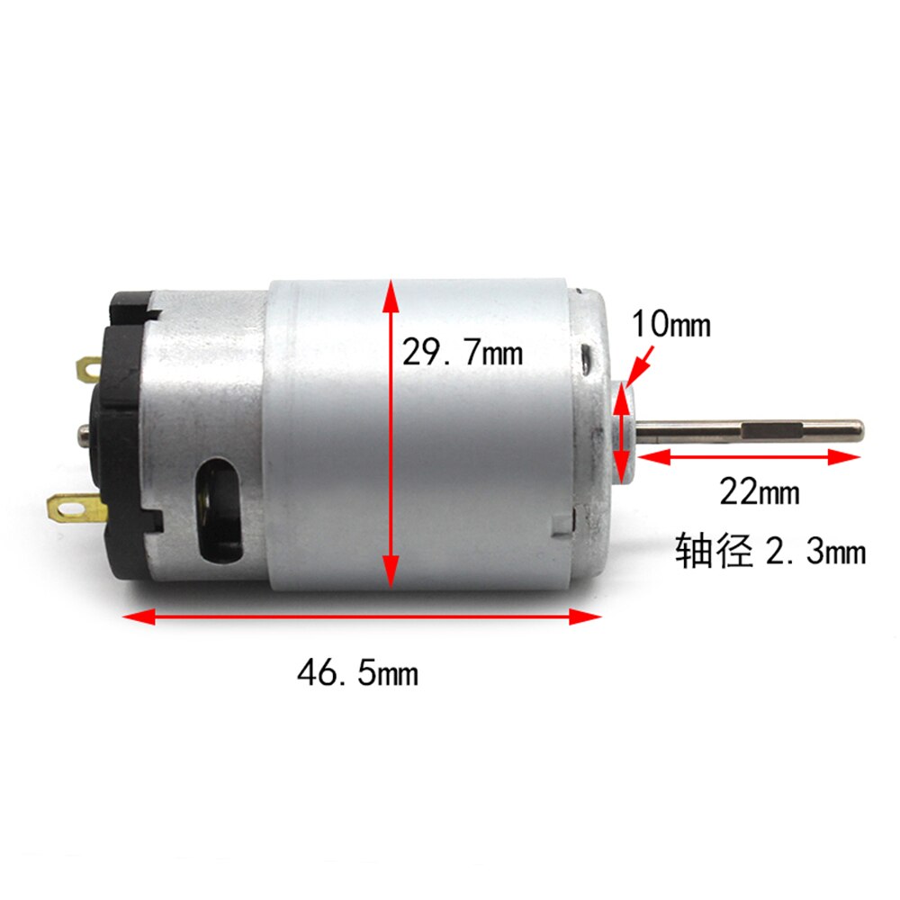 3 Stuks 395 Micro Dc Motor 6V 12 V Lange As Lengte... – Vicedeal