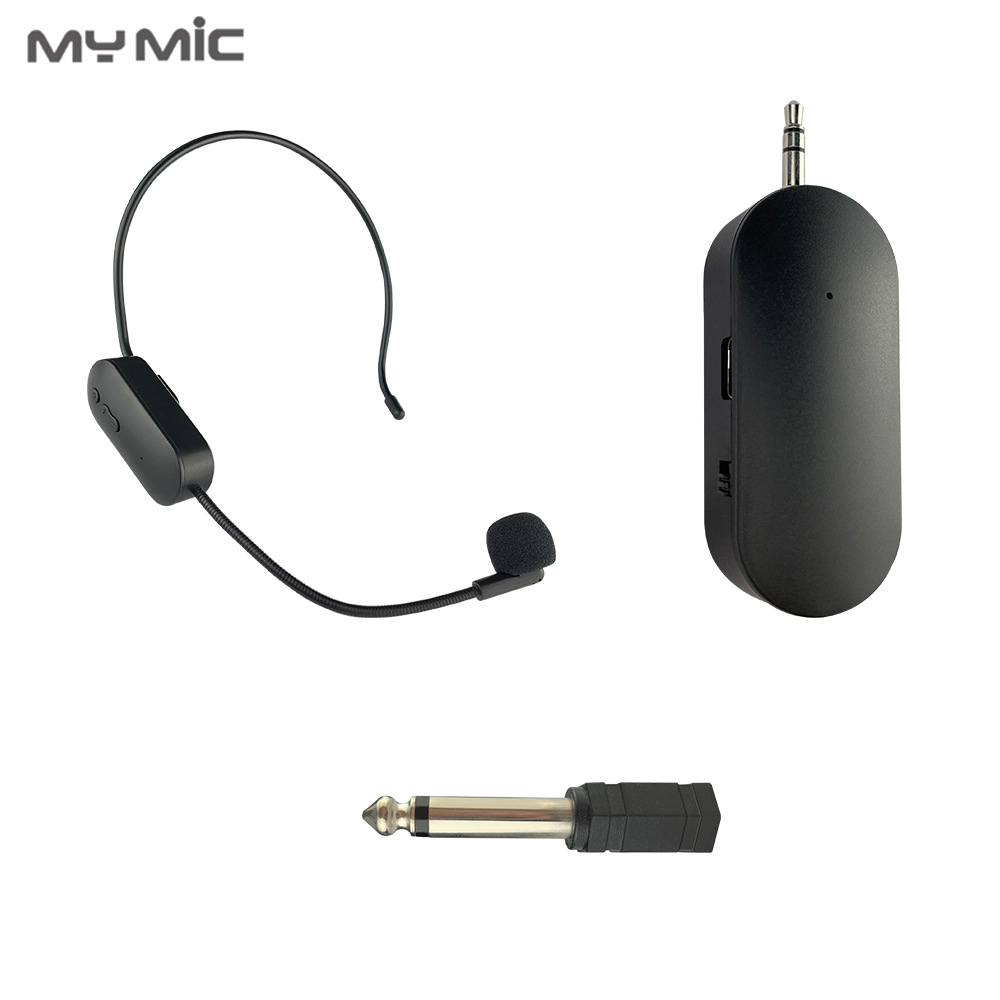 2.4G Wireless Microphone Headset Rechargeable Mic ... – Grandado