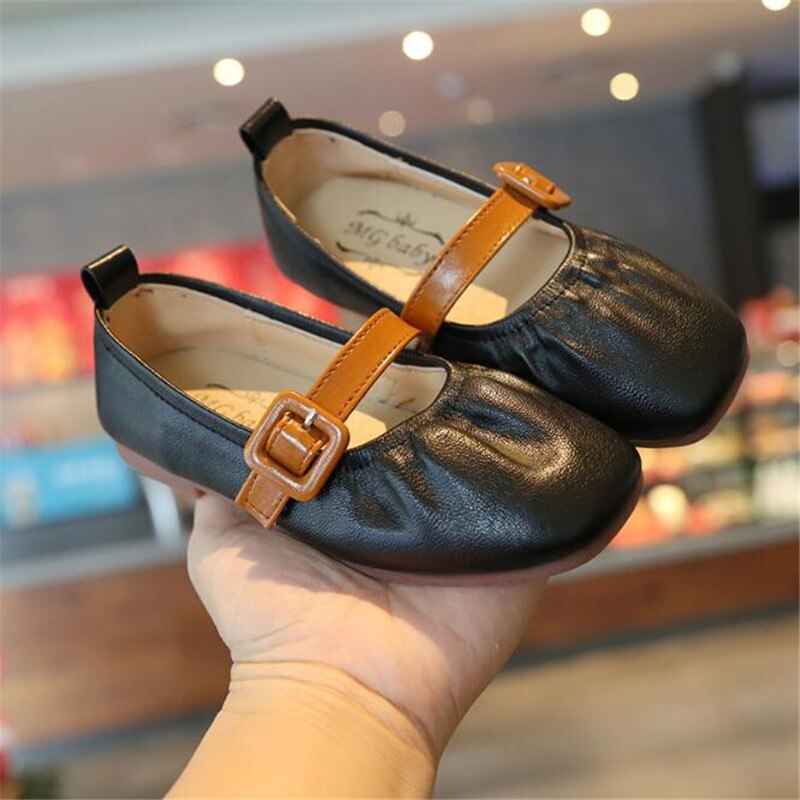 Girls' princess shoes spring leather shoes chi... – Grandado