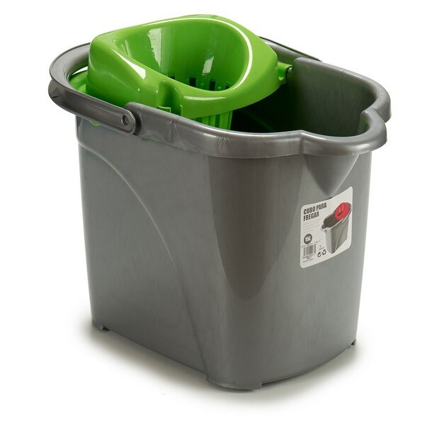 Mop Bucket with Automatic Drainer Blue Green (31 x... – Grandado