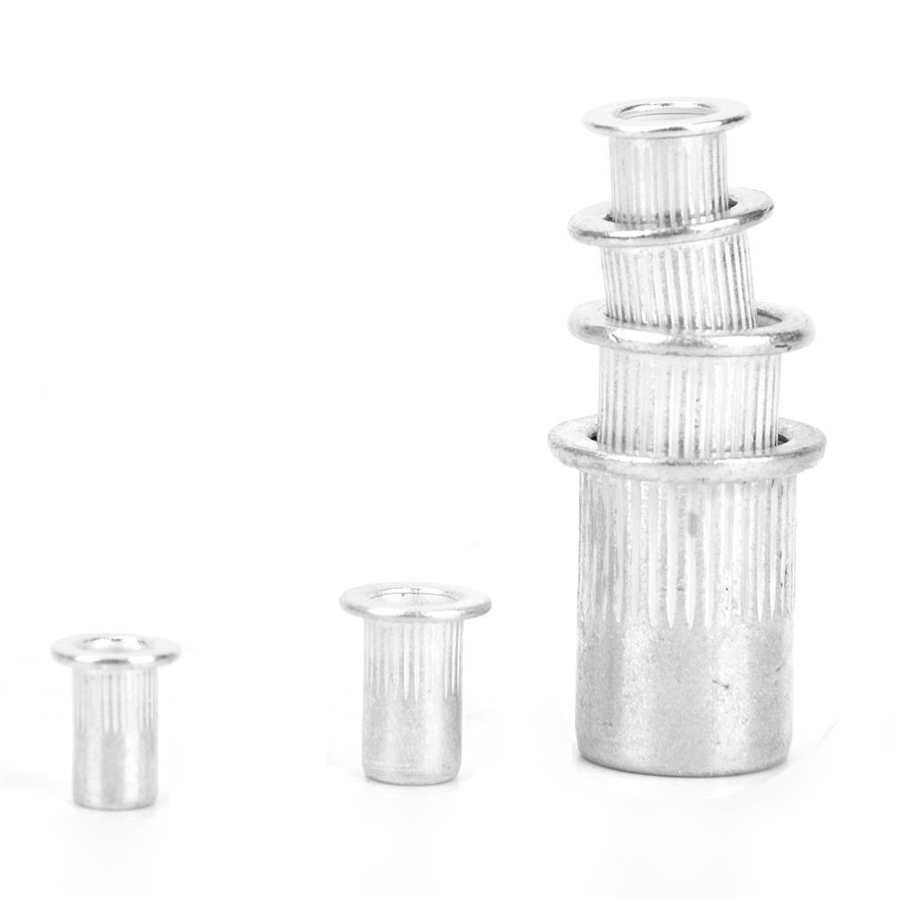 90 kpl alumiininen niittimutteri litteä rivnut ins... – Grandado