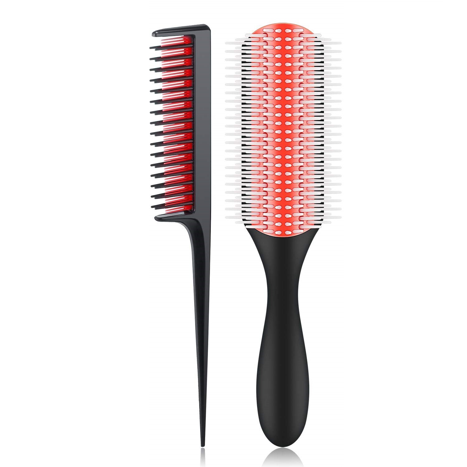 Detangling Hair Brush Detangler Hair Comb 9-Rows C... – Grandado