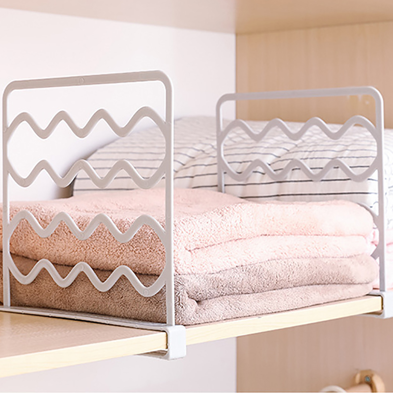 1Pcs Plastic Shelf Dividers Wardrobe Storage Layer... – Grandado