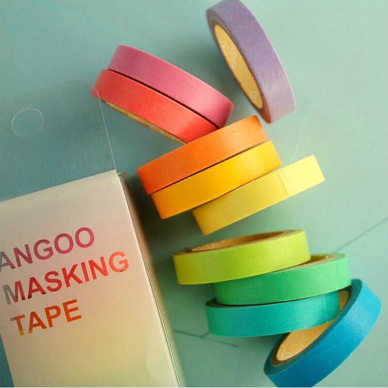 10 into a cute candy color hand torn colorful Japa... – Grandado