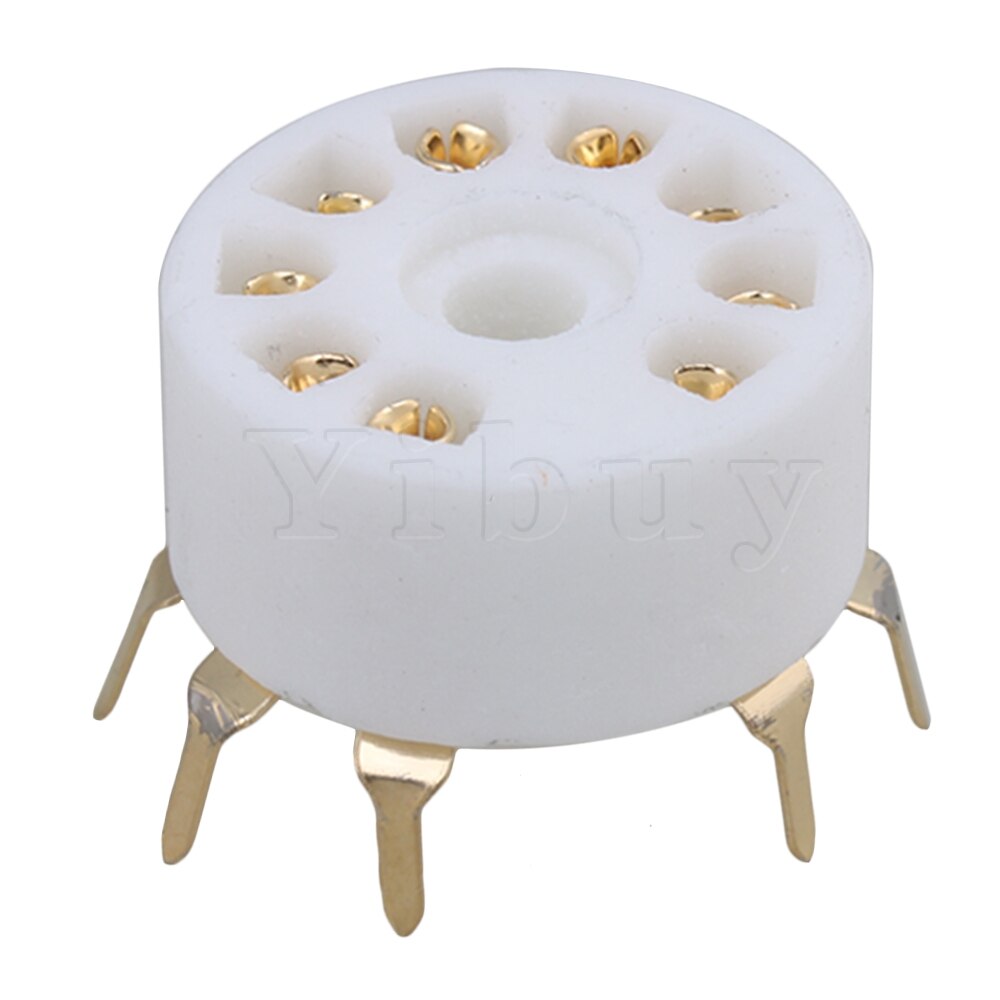 Yibuy White Ceramic 9 Pin Vacuum Tube Socket GZC9-... – Vicedeal