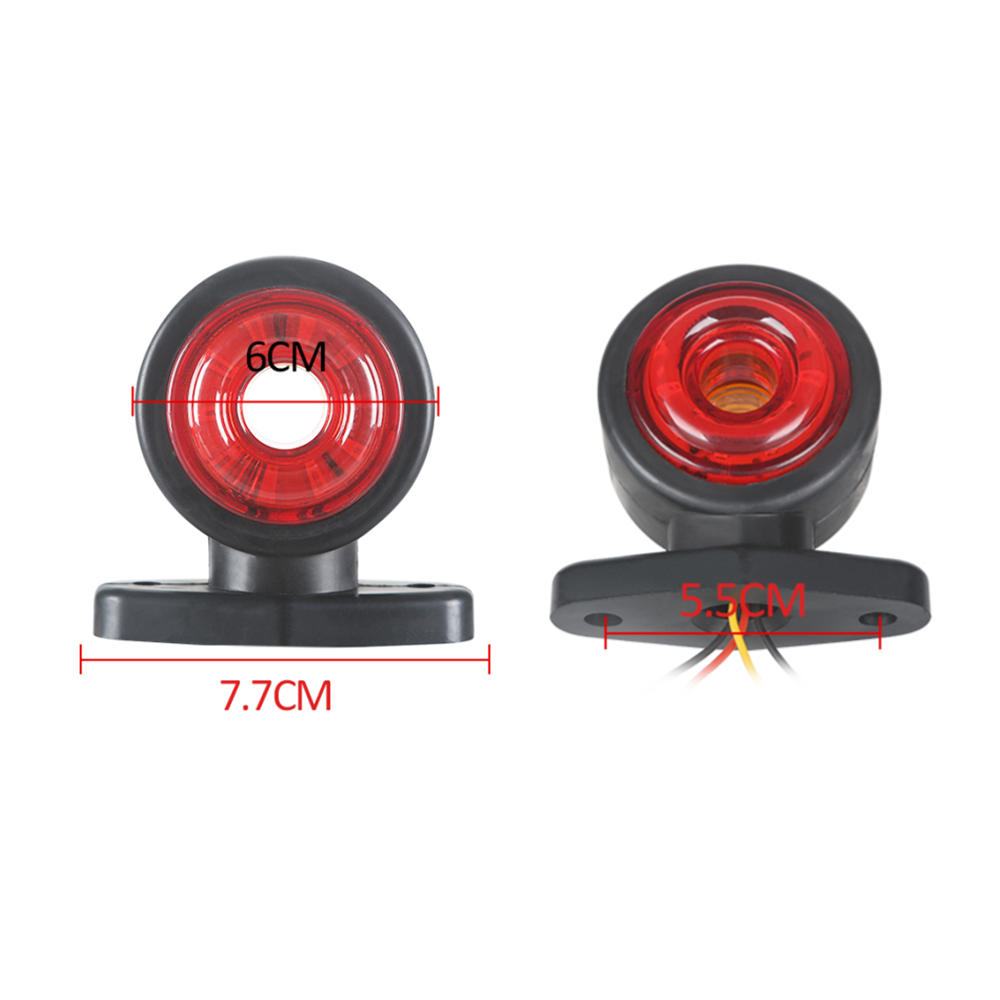 2PCS LED Side Marker 24v LED Truck Lights Trailer ... – Grandado