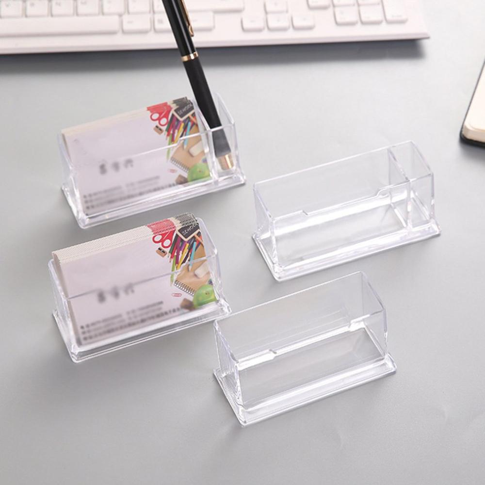 Business Card Holder Transparent Display Stand Des... – Grandado