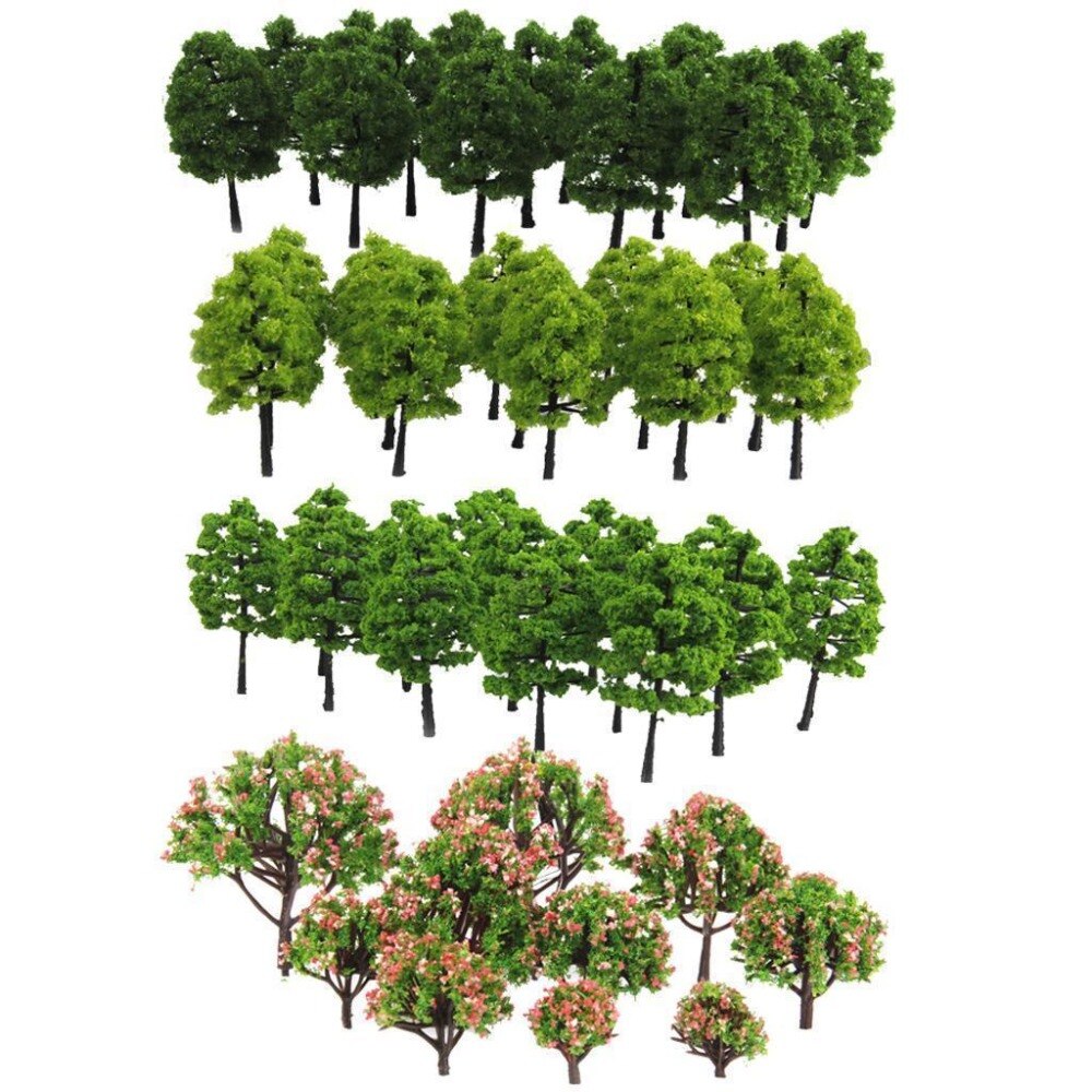 70pcs Model Trees HO Z TT Scale Layout Train Garde... – Grandado