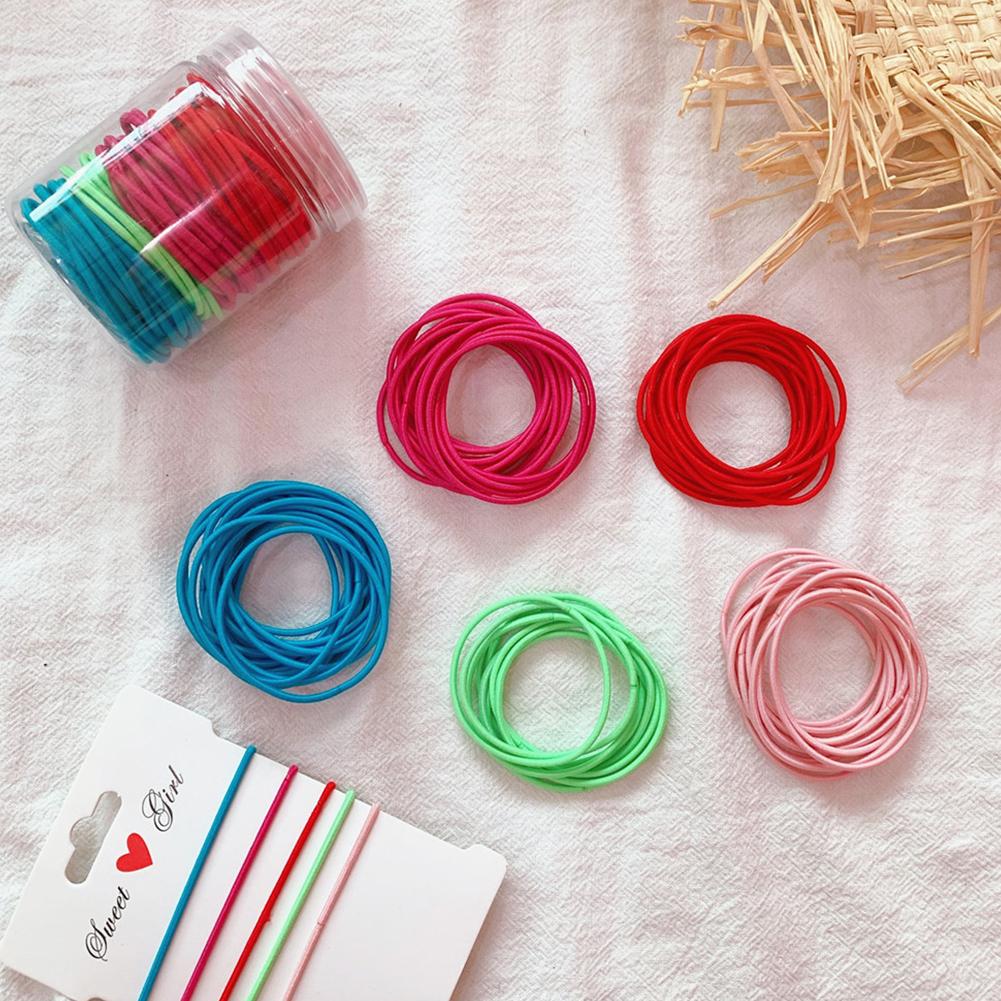 100PCS Vrouwen Rubber Band Haar Touw Elastische Br... – Grandado