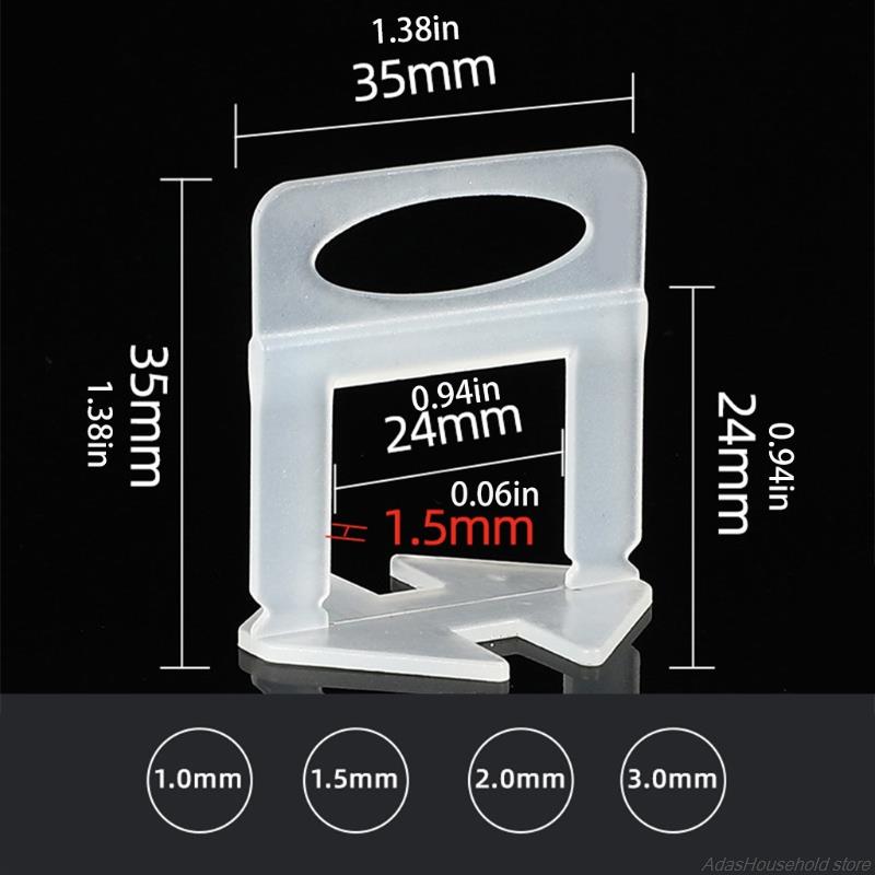 Diy Tegels Leveler Spacers 100 Stuks/set Tegel Lev... – Vicedeal