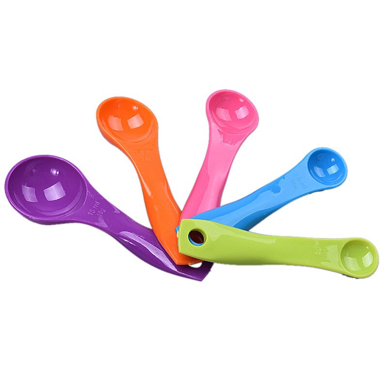 5PCS Colorful Plastic Measuring Spoons Set Kitchen... – Vicedeal