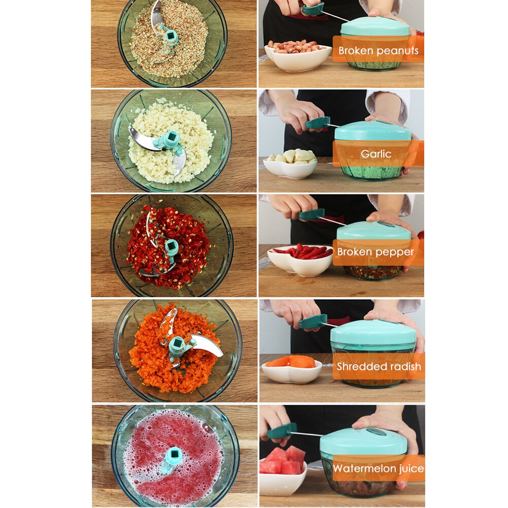 Pull String Manuellen Küchenmaschine Gemüseschneid... – Vicedeal