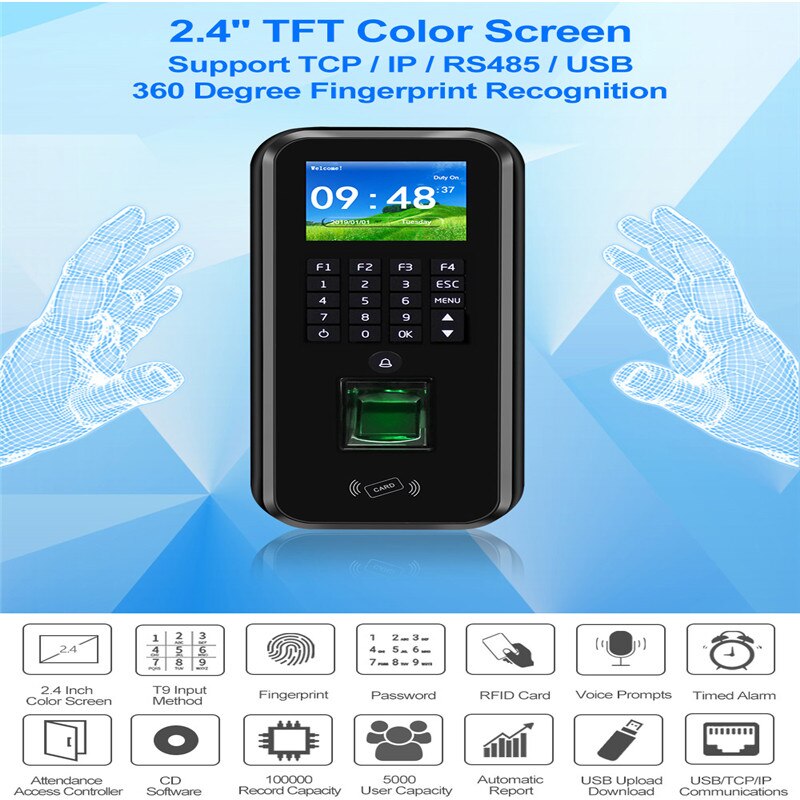 Password Access Control System RFID Keypad Fingerp... – Vicedeal