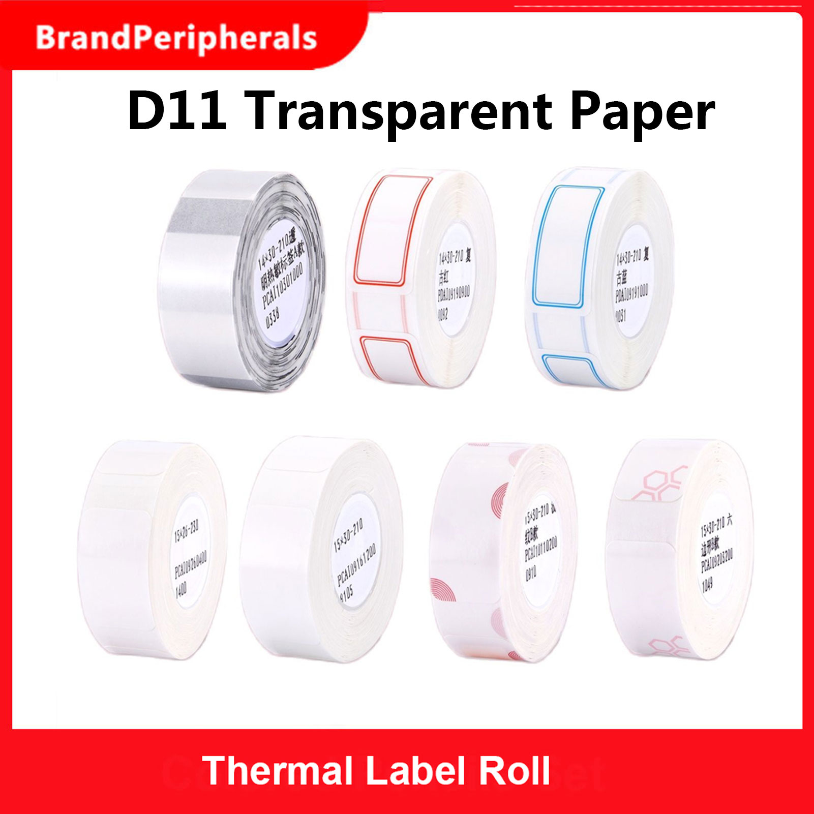 Niimbot termisk transparent skrivare papper klart ... – Grandado