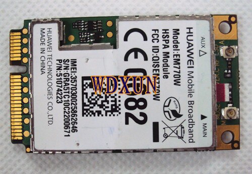 ENTSPERRT HUAWEI em770W WWAN 3G HSDPA HSUPA PCI-E ... – Grandado