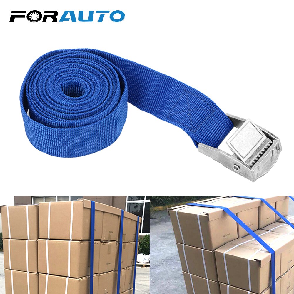 FORAUTO 2M*25mm Car Tow Rope Buckle Tie-Down Belt ... – Vicedeal