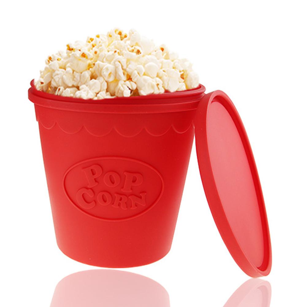 Christmas Silicone Popcorn Bowl Snack Bucket Home ... – Vicedeal