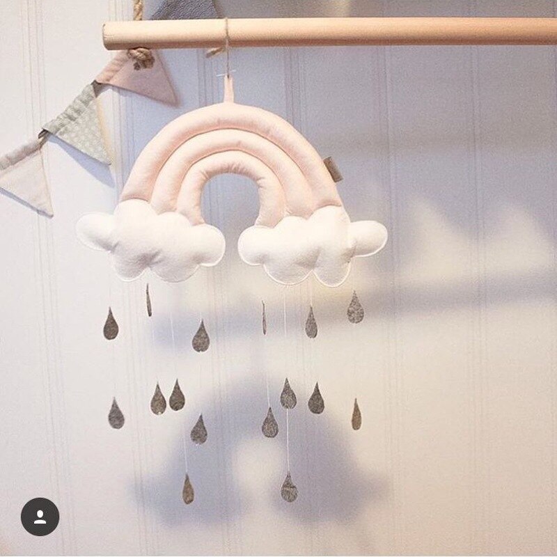 INS Nordic Style Rainbow Raining Cloud Decoration ... – Grandado