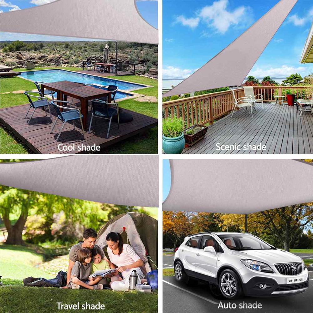 Sun Shade Sail Waterproof Rectangle Sail Shade Can... – Grandado