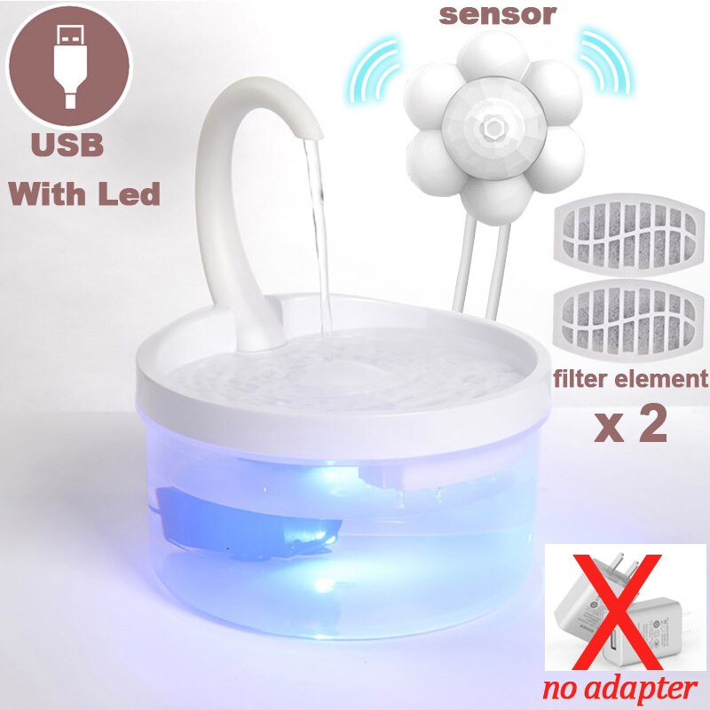 2L Cats Water Fountain Pet Drinker Smart Sensor Dr... – Grandado