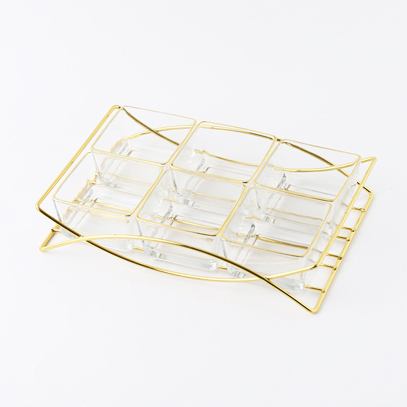 Glass Food Storage Plate Dessert Cake Biscuit Tray... – Vicedeal