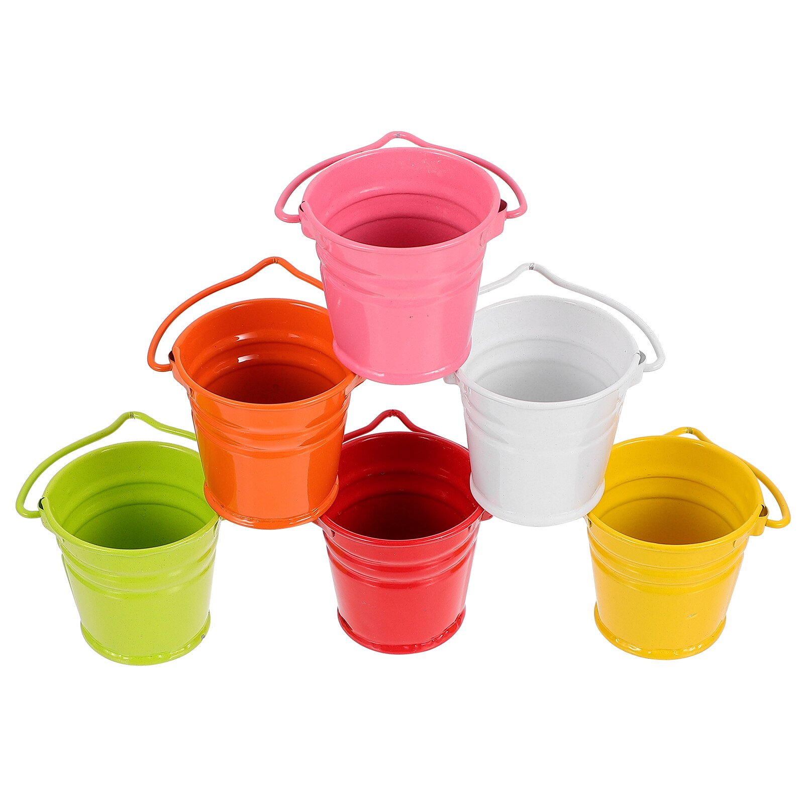 6pcs Mini House Bucket Ornament Mini Bucket Furnit... – Grandado