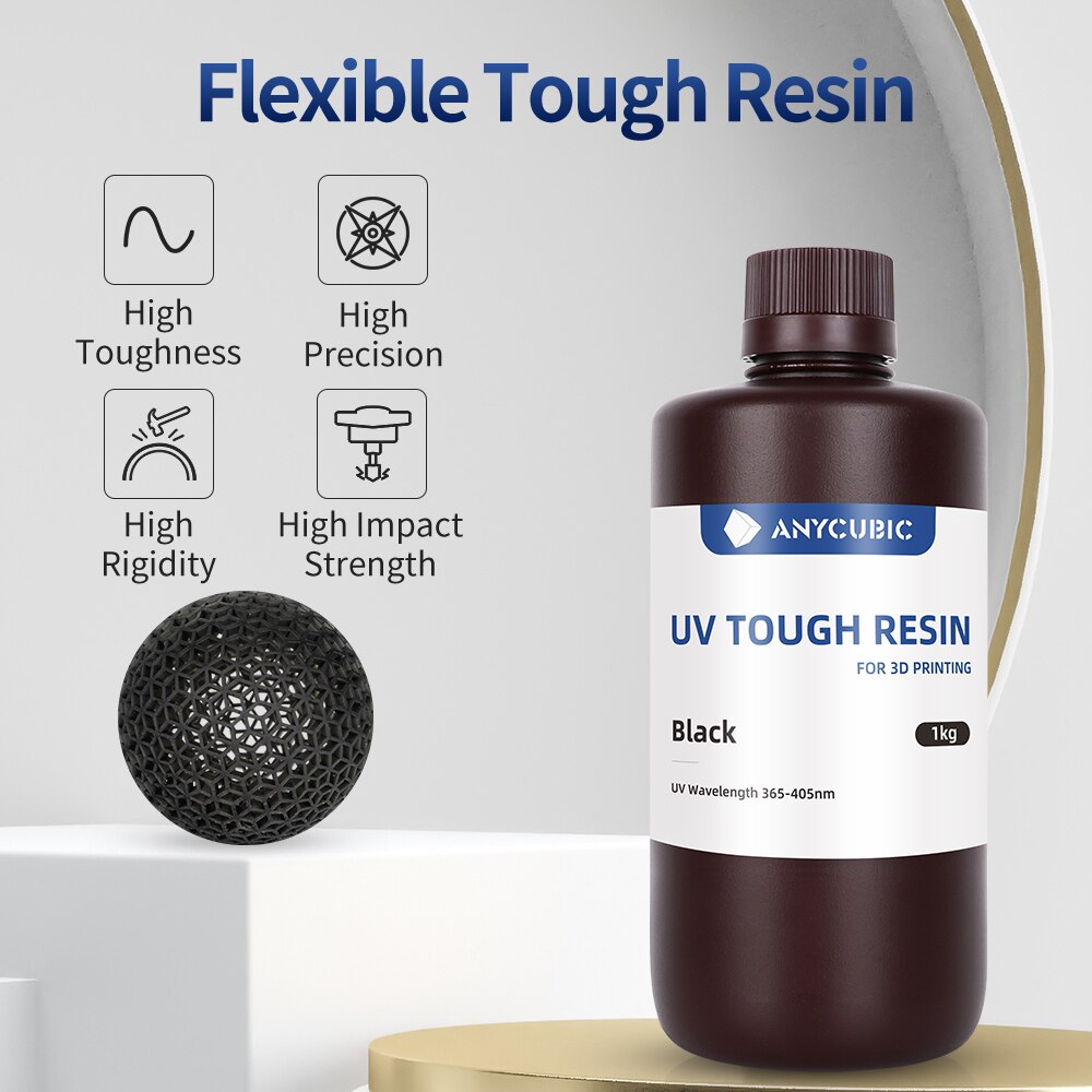 ANYCUBIC Flexible Tough Resin 365-405nm Resin-Flex... – Vicedeal