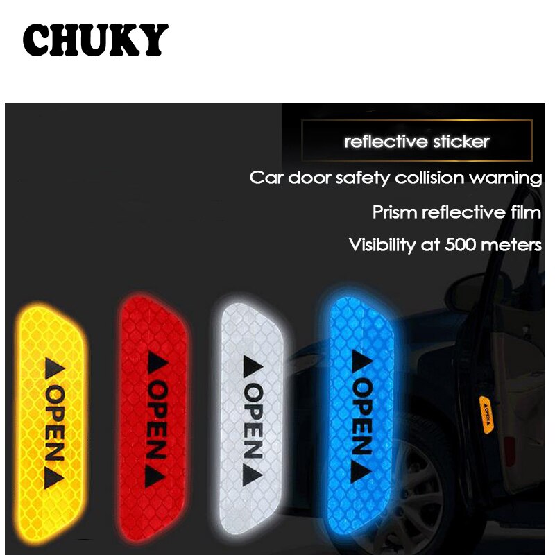 CHUKY 4 teile/satz Sicherheit Warnung markieren Reflektierende Band ...