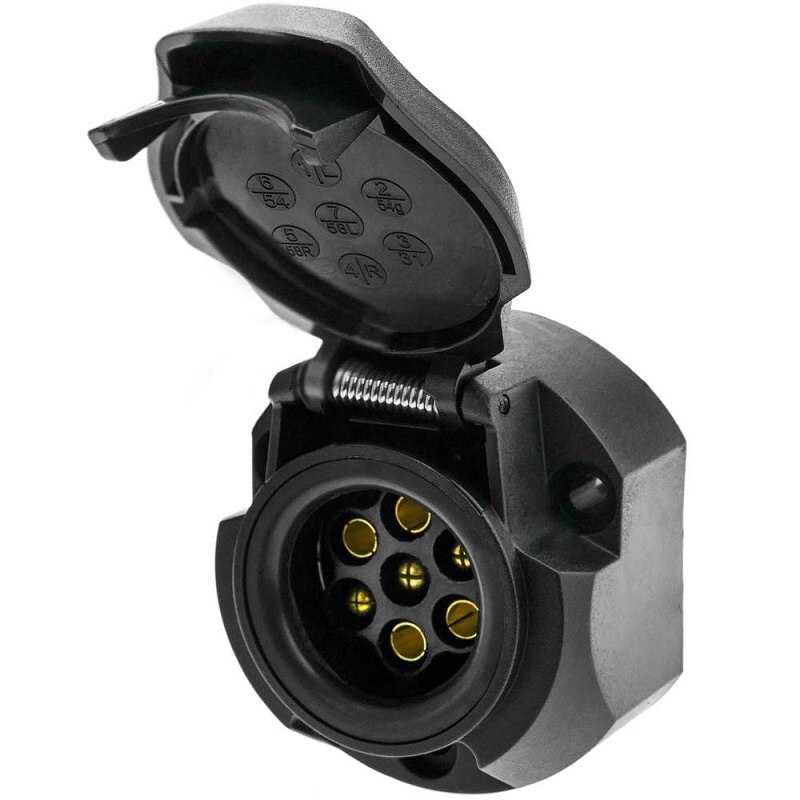 EGO E4 APPROVAL 7 Pin trailer connector plastic ro... – Grandado