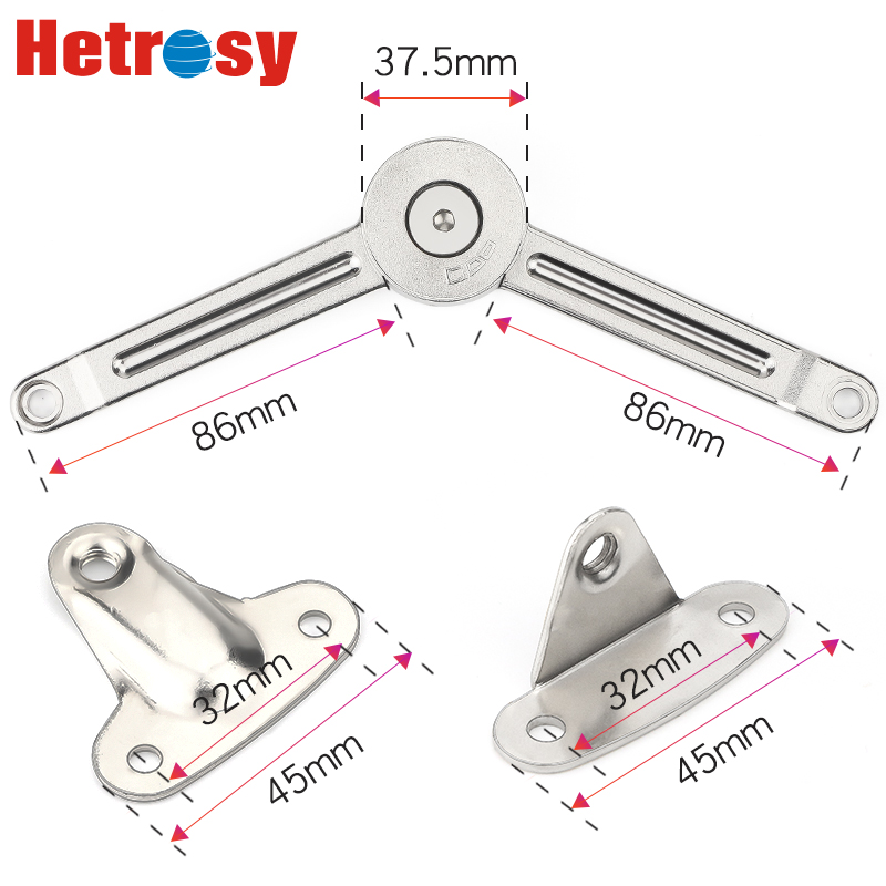 Hetrosy Hydraulic Hinge Adjustable Lid Stay Flap d... – Vicedeal