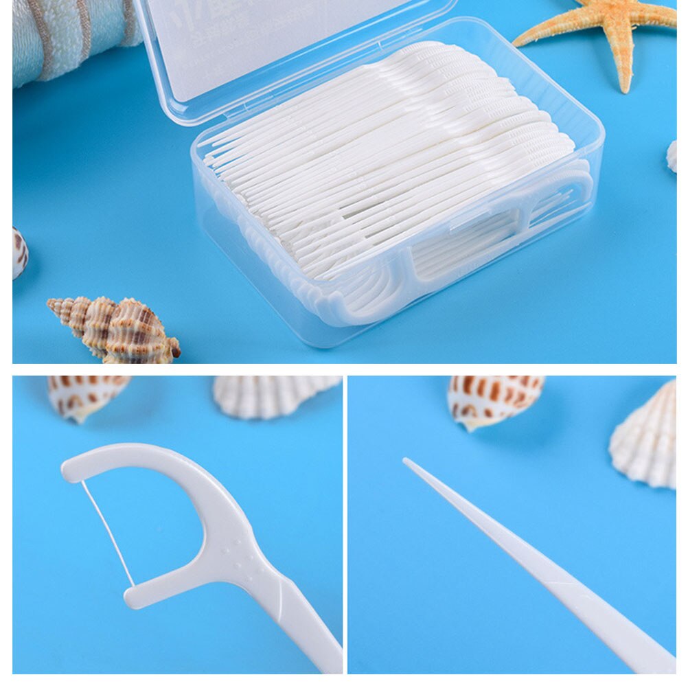 100Pcs Zahnseide Sticks Zahnseide Zahnstocher Stic... – Vicedeal