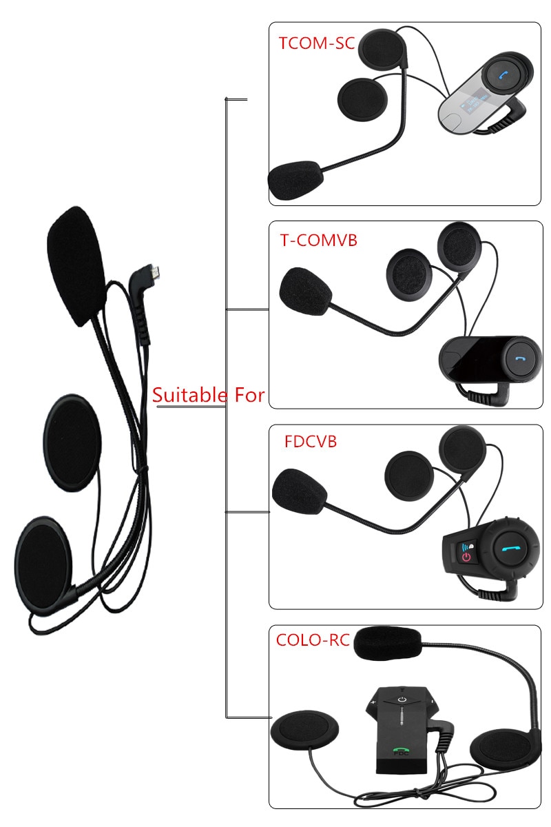 Earpiece Microphone For T-COMVB,TCOM-SC,COLO-RC,FD... – Vicedeal