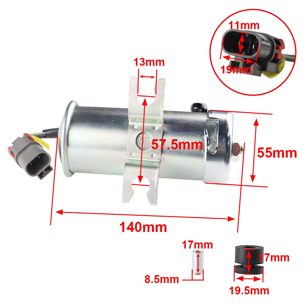 Universal 12V Electric Fuel Petrol Pump Kit Low Pr... – Grandado