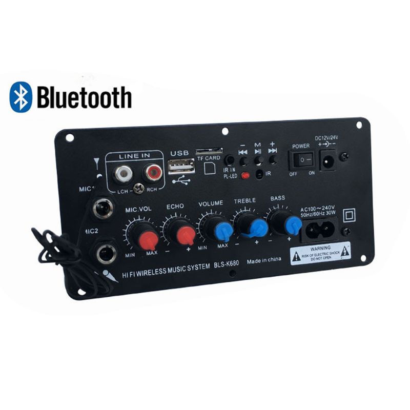 AC240V DC12V 24V Digital Bluetooth Stereo Amplifie... – Grandado