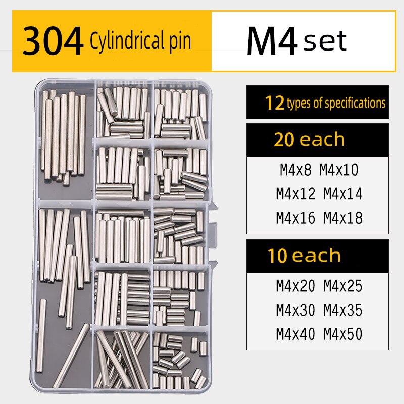 Pin key set DIY boxed 304 stainless steel cylindri... – Vicedeal