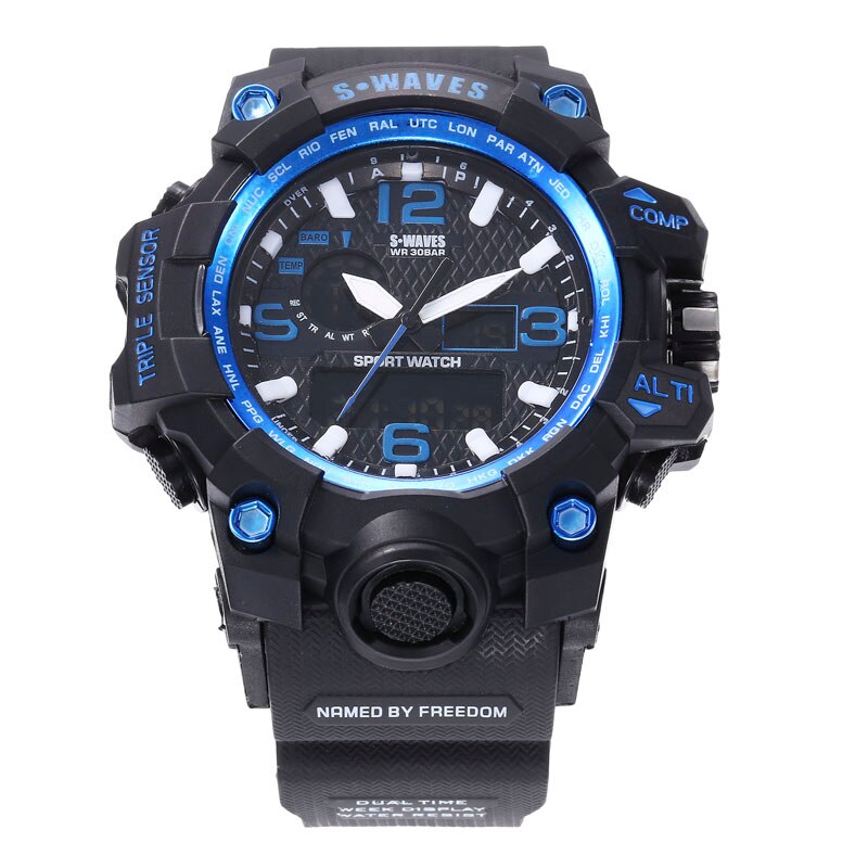 Reloj De Cuarzo Para Hombres De Marca Deportiva Y ... – Vicedeal