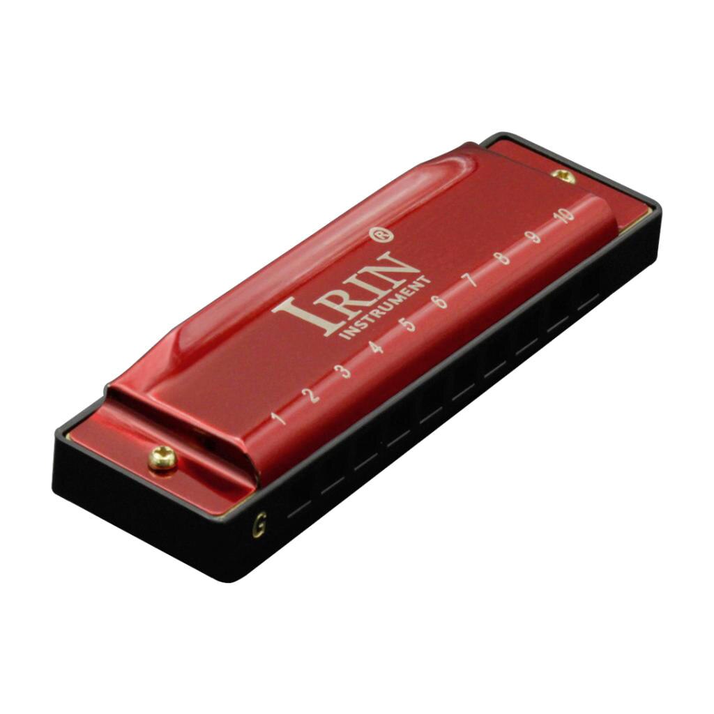 IRIN 10 Holes 20 Tone G Key Tremolo Harmonica Mout... – Grandado