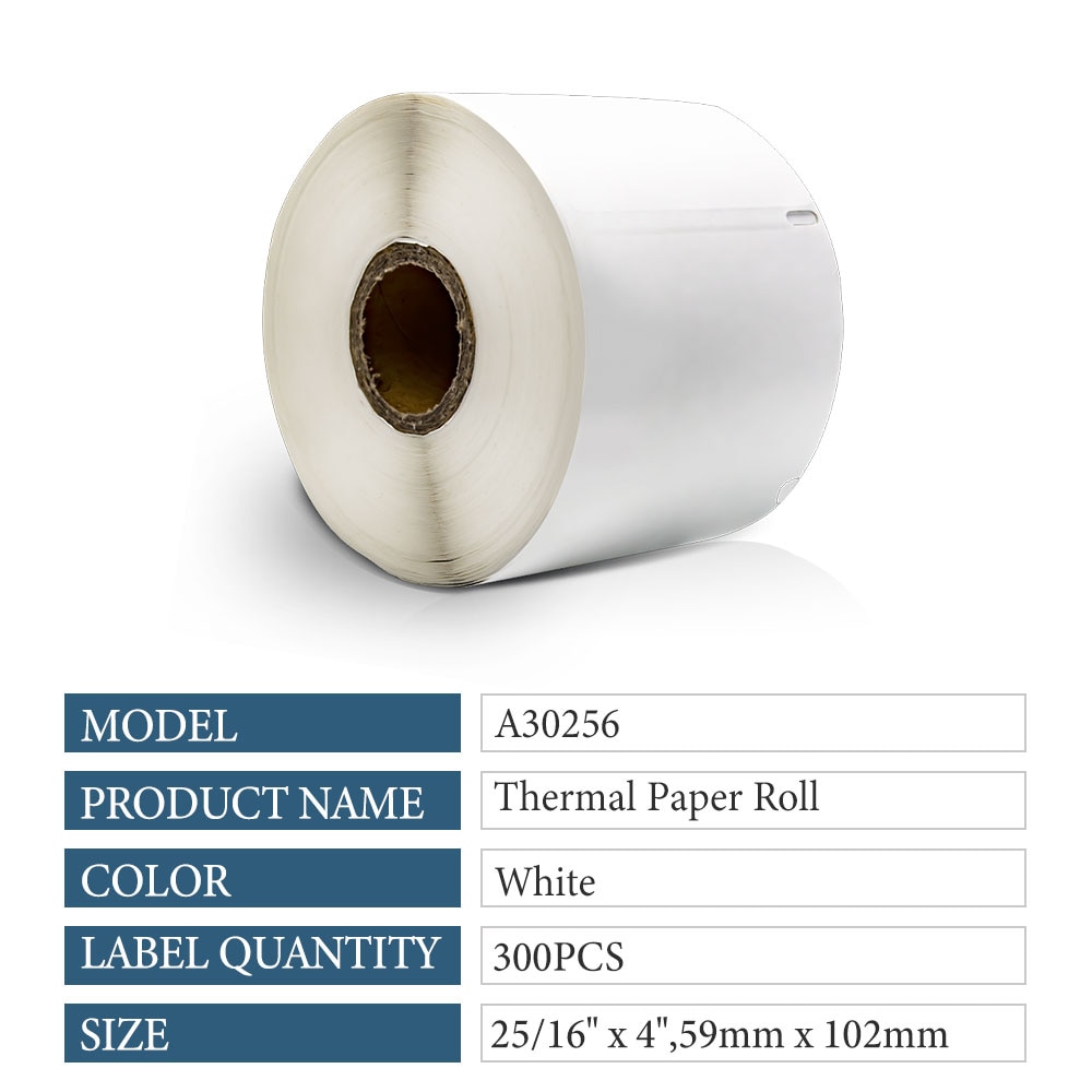 1roll-300pcs-30256-large-white-thermal-labels-2-5-grandado