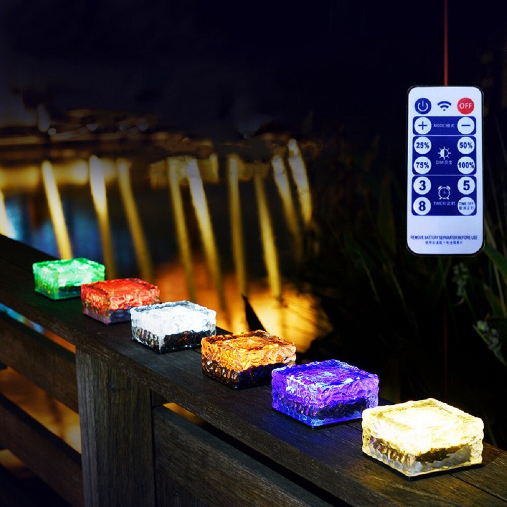 Solar LED Ice Cubes Light 4/6Leds Waterproof Cryst... – Vicedeal