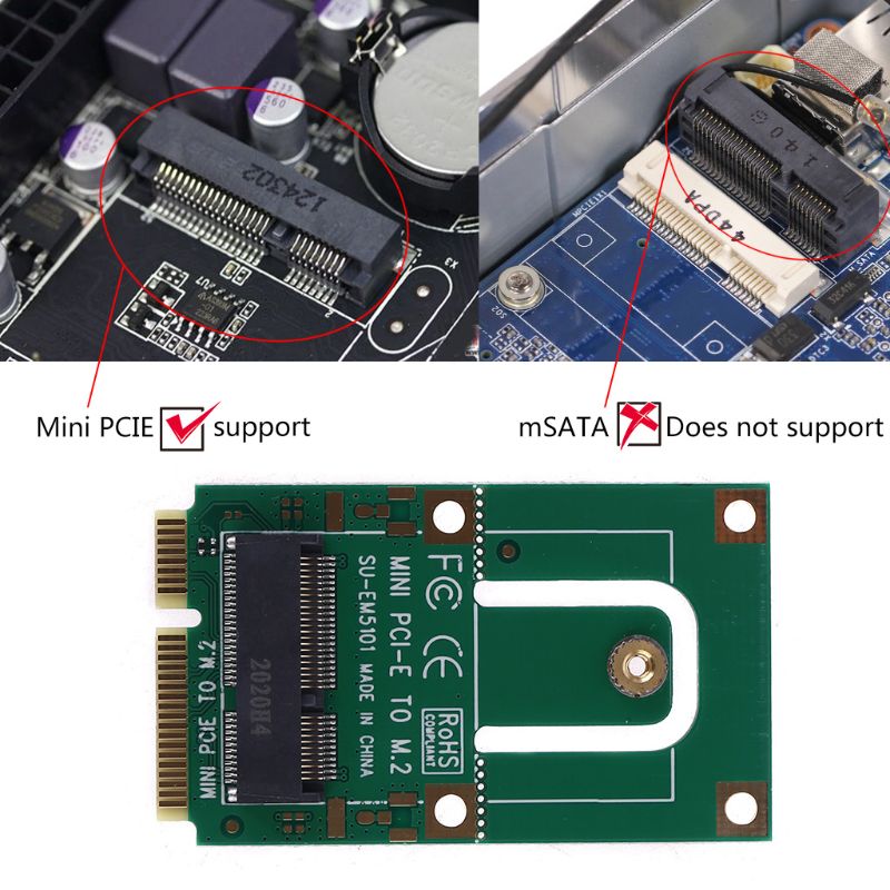 Mini PCI-E to m2 Adapter Converter Expansion Card ... – Grandado