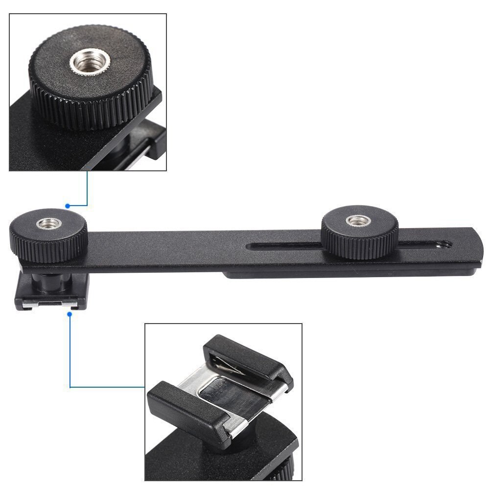 Camcorder Dual Head Flash Lamp Arm Bracket Metal C... – Grandado