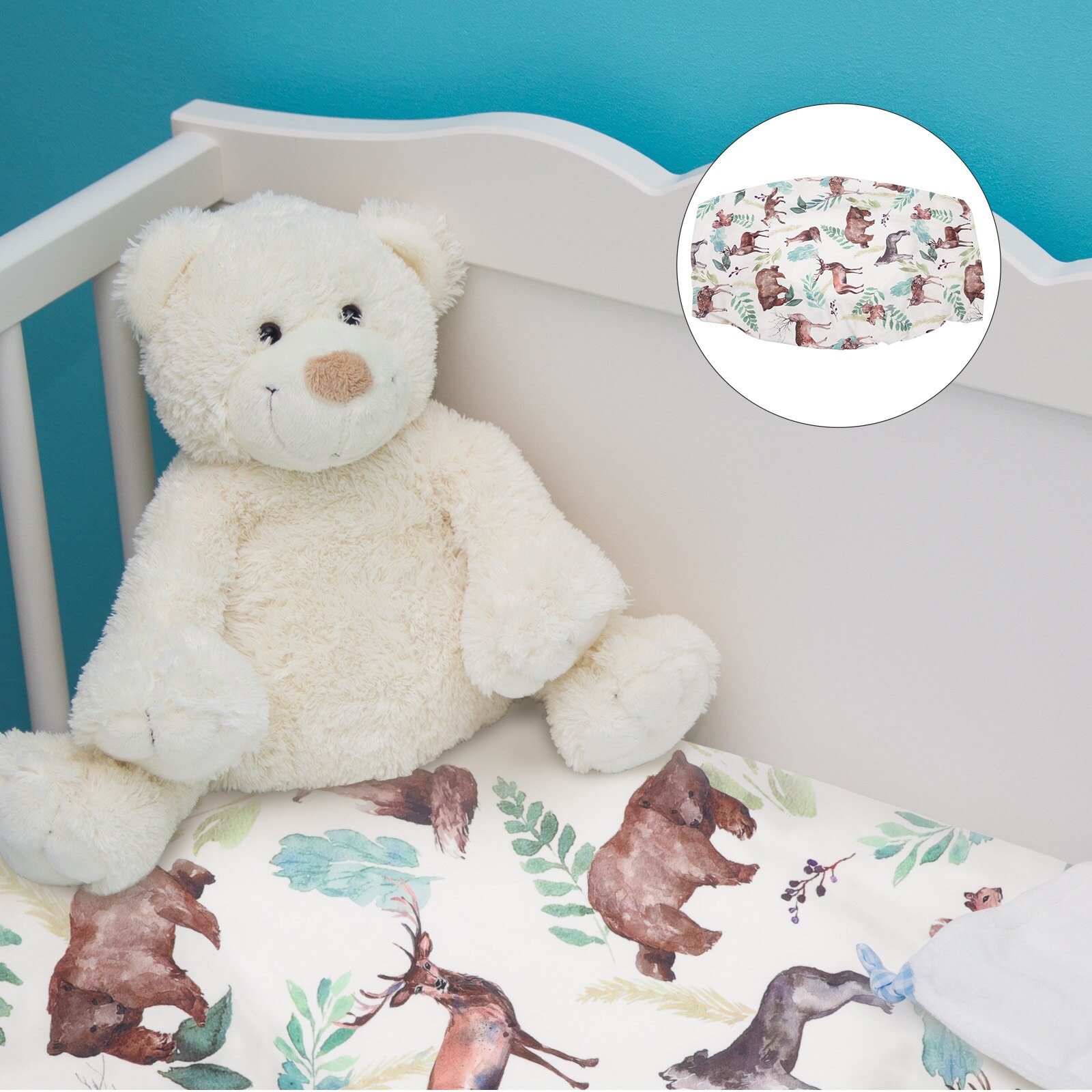 Heart Printed Girls Crib Sheet Baby Mattress Sheet... – Grandado