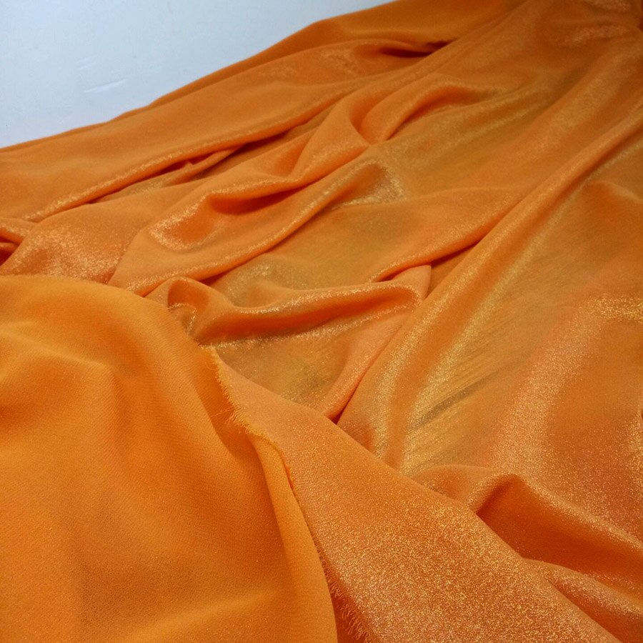 Bling Soft Chiffon Fabric Bronzed Summer Fabric Sh... – Vicedeal