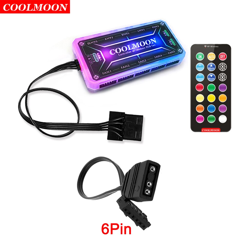 Coolmoon RGB Fans Remote Controller 12V 5A Color C... – Grandado