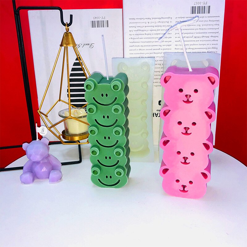 Grote Dier Kaars Siliconen Kaars 4 Zelfs Beer Hoof... – Grandado