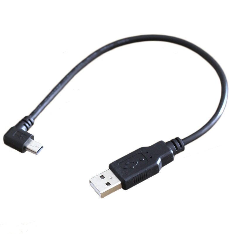 20cm 0.2m USB 2.0 Male naar MINI USB 2.0 Male 90 G... – Grandado